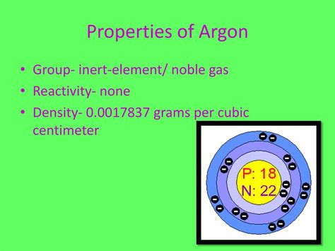 Argon Properties Uses Atomic Number Facts