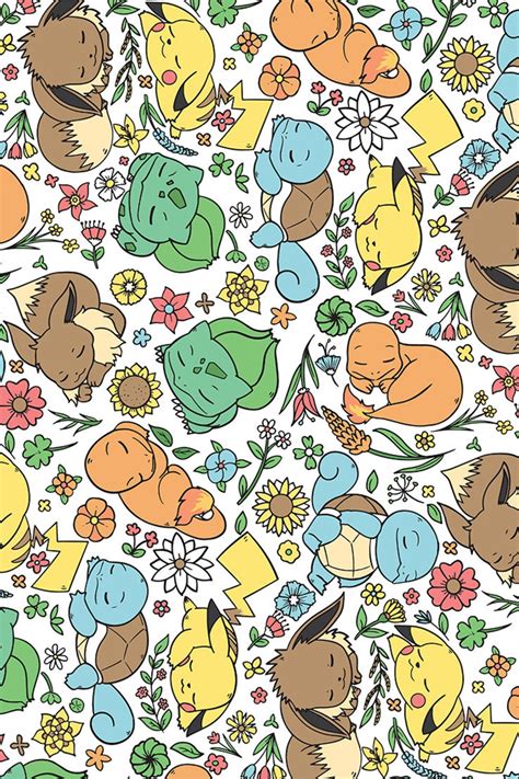Bulbasaur Charmander Squirtle Pikachu Eevee