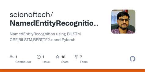 Namedentityrecognition Bilstm Crf Bertnerbilstmcrfipynb At Master · Scionoftech
