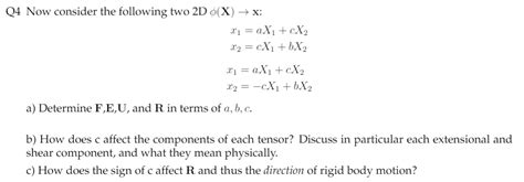 Solved Q Now consider the following two Dϕ X x Chegg com