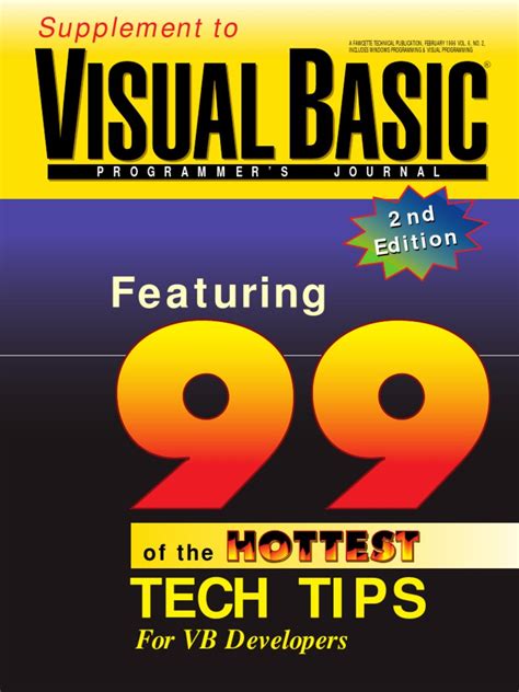 101 Tech Tips For Vb Developers 002 Pdf Keyboard Shortcut