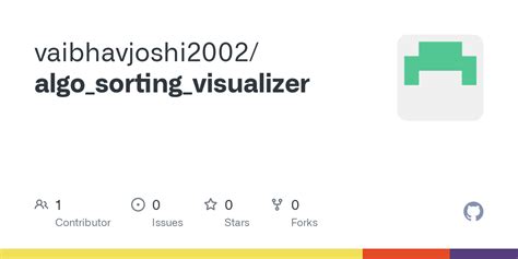 GitHub Vaibhavjoshi Algo Sorting Visualizer
