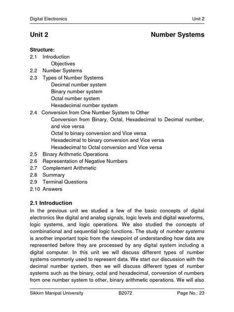 Bit102 Slm Library Slm Unit 02 Pdf Subtraction Numbers