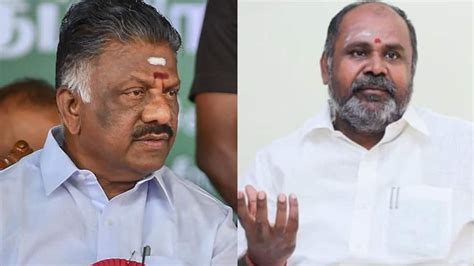 I Will Resign My Post After Edappadi Palanisami Order Says Rb Udhayakumar Against O Pannerselvam