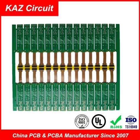 Professional Layer FR PI ENIG Rigid Flex Circuit Board Mm Oz Copper Printed Circuit