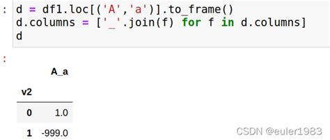 Python Multiindex 操作攻略 Csdn博客