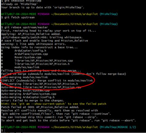 How To Solve A Conflict Submodule During Rebase Development Team