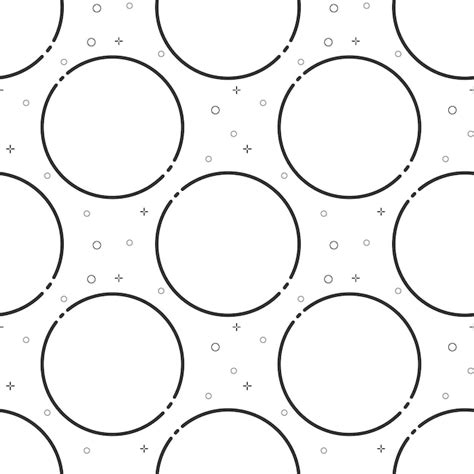 Premium Vector Pattern Flat Line Circles Geometry