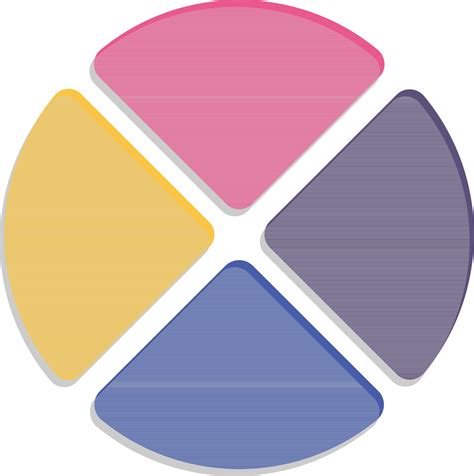 Colorful Pie Chart Infographic For Business 24852743 Vector Art At