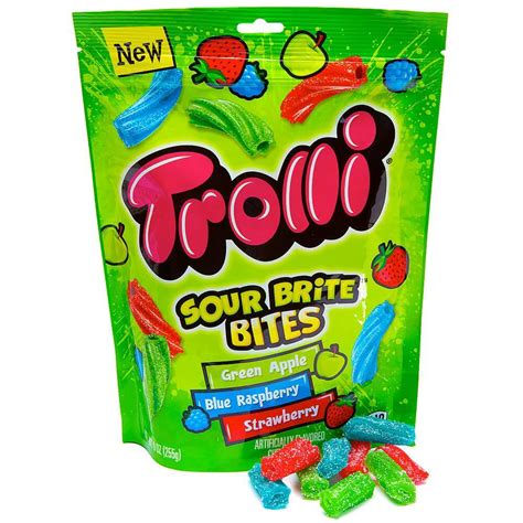 Trolli Sour Brite Bites Assorted 9 Ounce Bag Bestcandyshop