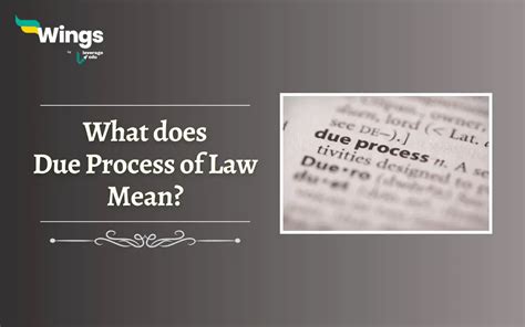 What Does Due Process Of Law Imply Romes What Does Due Process Of Law Imply Romes