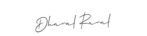 78 Dhaval Raval Name Signature Style Ideas Outstanding Esign