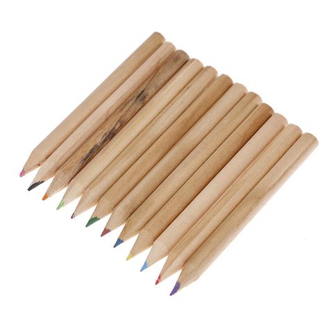 12 개몫 Sharpeners와 귀여운 곰 색연필 Kawaii 수채화 파스텔 연필 드로잉 편지지 학교 용품 87cm 펜 연필 And 쓰기 공급