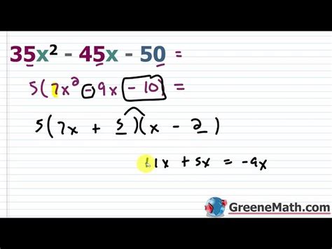 Free Video Factoring Trinomials Using Reverse Foil Practice Test