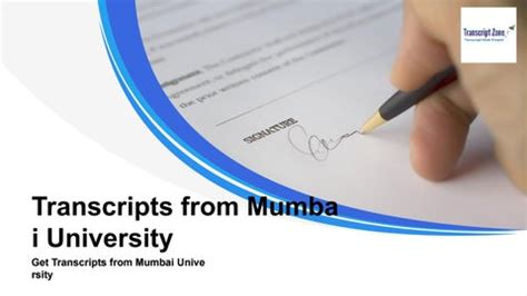 Transcripts From Mumbai University By Transcriptzone Com Issuu