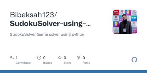 Github Bibeksah123sudokusolver Using Python And Tkinter Sudokusolver Game Solver Using Python