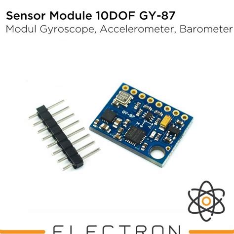 Jual Original Sensor Module 10dof Gy 87 Gyroscope Mpu6050 Hmc5883l Bmp180 Shopee Indonesia