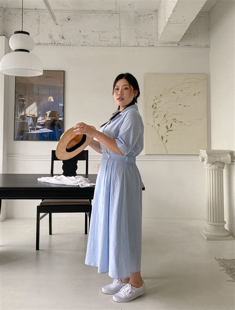 제작빅사이즈 이블렛 뮤네즈 St 셔츠 롱 원피스 제이스타일