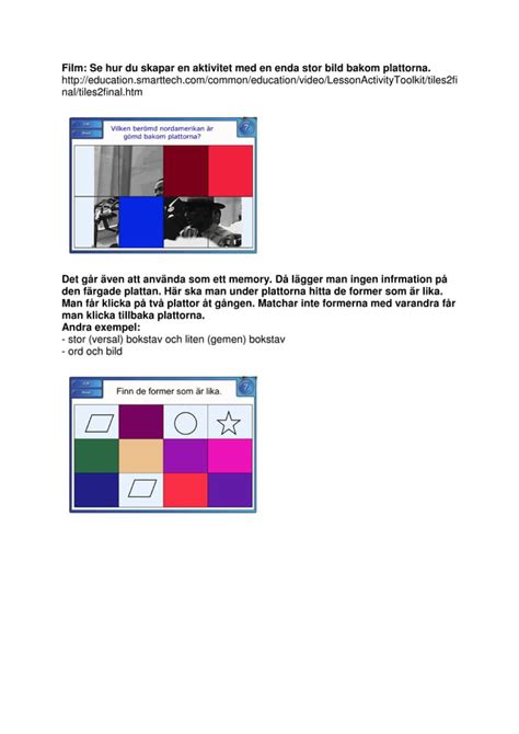 Tiles Lesson Activity Toolkit Notebook Pdf Geography Science