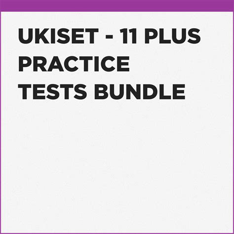 Ukiset 11 Plus Practice Tests Bundle 3 Mock Exams Included Save 15