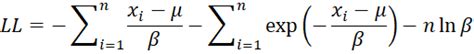 Mle Fitting Gumbel Parameters Real Statistics Using Excel