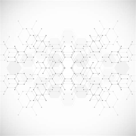Premium Vector Abstract Design Element With Geometric Background And Hexagons Shape Pattern
