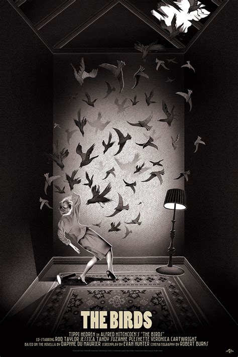 The Birds By Adam Simpson 24x36 Screen Print Hand Numbered Edition Of 250 Printed By Dandl