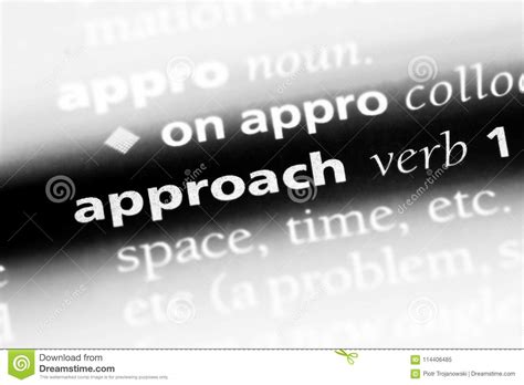 Approach Stock Image Image Of Idea Macro Isolated 114406485