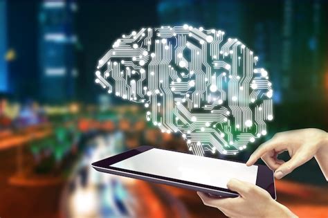 Premium Photo Hand Holding Tablen With Circuit Board