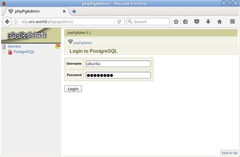 ubuntu 16 04 lts postgresql phppgadmin インストール server world