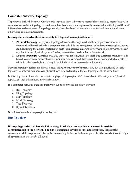 computer network topology pdf