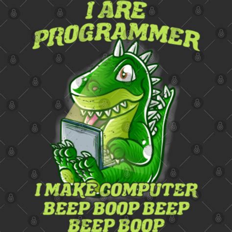 i are programmer sleeping t rex dinosaur throw pillows sold by