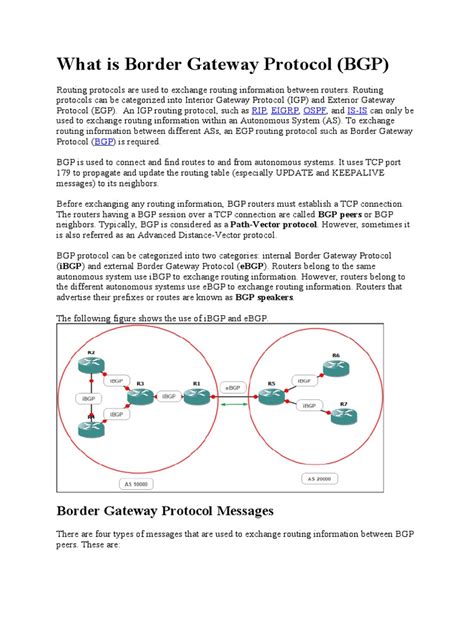 what is border gateway protocol pdf routing network architecture