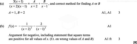 Partial Fractions Questions Revisely