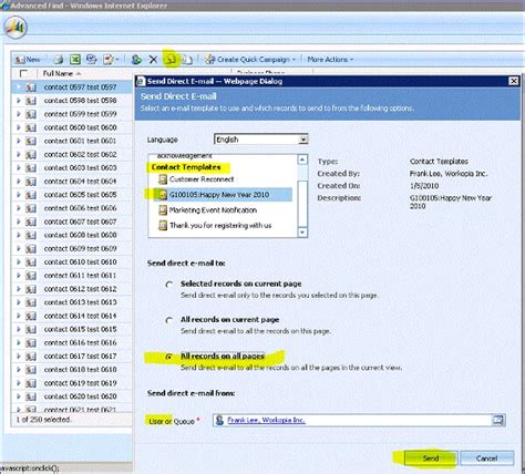 Microsoft Dynamics Crm Bulk Email With Merge Fields And Pics Microsoft Dynamics 365 Blog