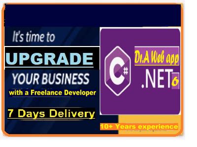 Web Application Net Core 6 Using Visual Studio 2022 Upwork