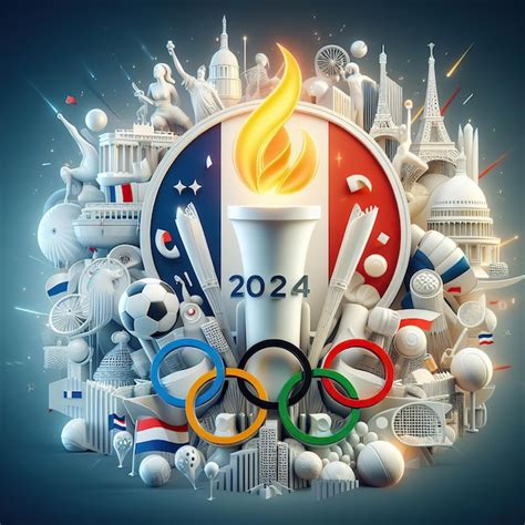 올림픽 스포츠 배경 프리미엄 사진