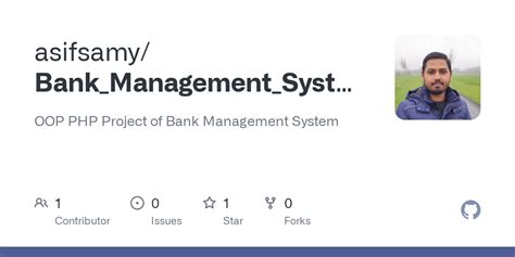 GitHub Asifsamy Bank Management System OOP PHP OOP PHP Project Of