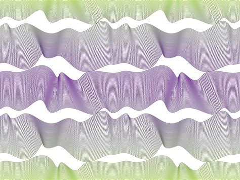 Premium Vector Waves Seamless Pattern Vector Water Runny Curve Lines Abstract Repeat Endless