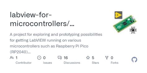 Github Labview For Microcontrollers Exploring Labview For Microcontrollers A Project For