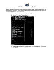 Effective Analysis And Summary Techniques For DAD Course Hero