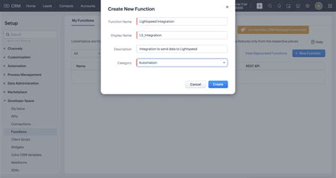 How To Integrate Zoho Crm With Lightspeed Digital Radium