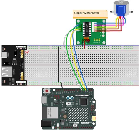 How To Connect A Stepper Motor To Arduino Uno R4 Code