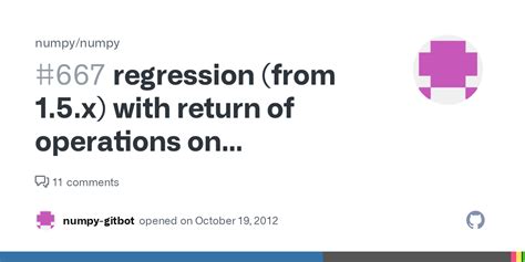 Regression From X With Return Of Operations On Memmap Ed Arrays