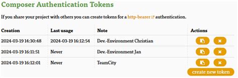 Bearer Token Authentication For Composer