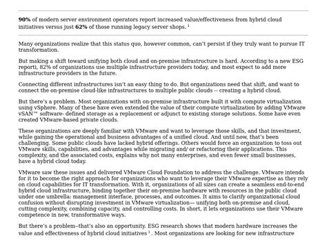 The Value Of A Hybrid Cloud Extending Your Vmware Cloud Foundation With Mx Dell Technologies