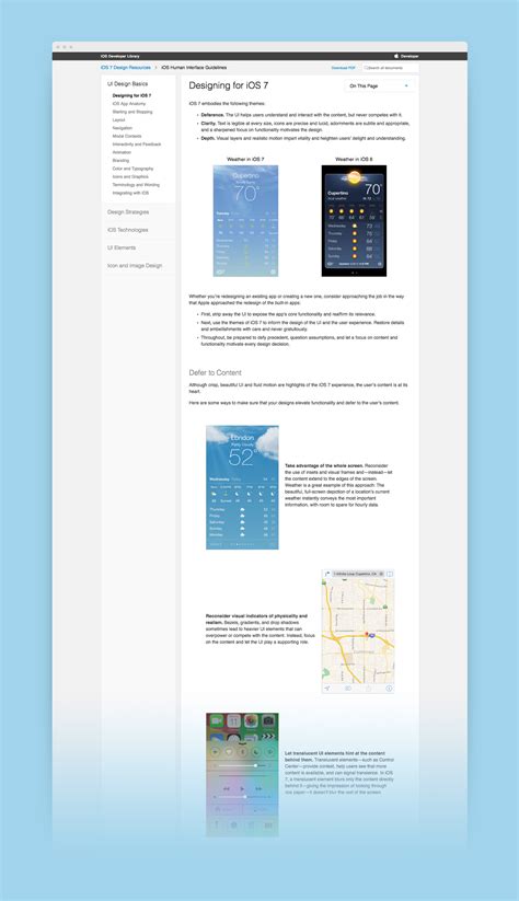 Apple Ios Human Interface Guidelines Wnw