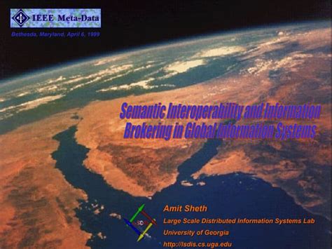 semantic interoperability and information brokering in global information
