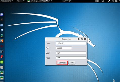 Metasploit Armitage Gui