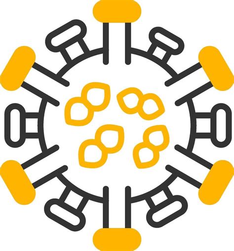 Enterococcus Faecalis Intestinal Flora Line Two Color 67432285 Vector